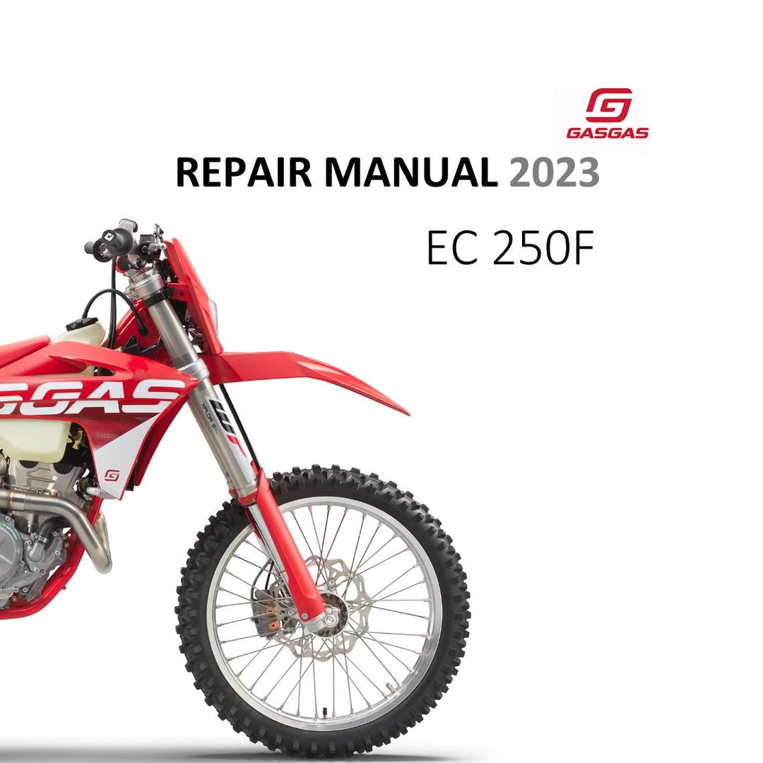 2023 Gasgas EC 250F Service Workshop Manual - Etsy