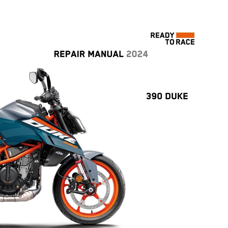 2024 KTM 390 Duke Workshop Repair Manual - Etsy