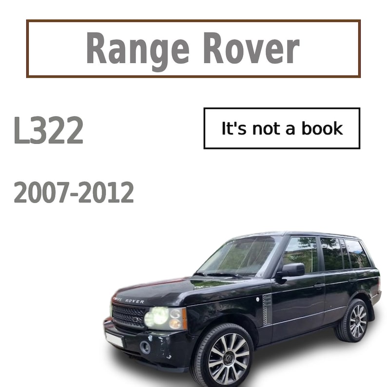 Range Rover L322 | 2007 2008 2009 2010 2011 2012 Service Manual - Etsy
