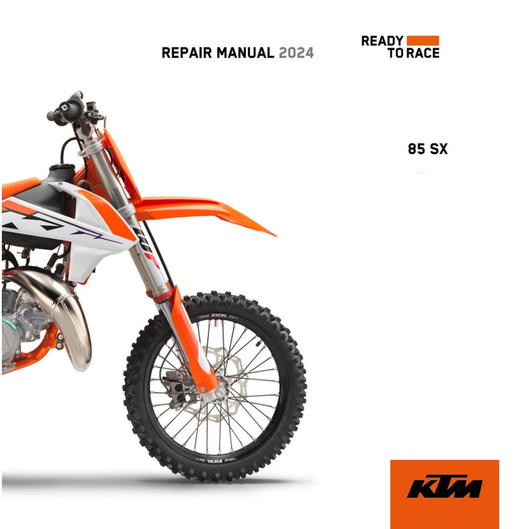 2024 KTM 85 SX Workshop Service Manual for Ktm 85sx - Etsy