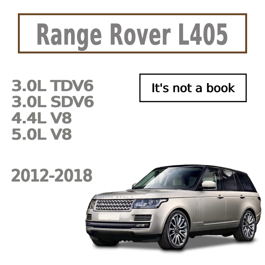 Service Manual for Range Rover 3.0L 4.4L Diesel 2012-2018 | L405 - Etsy