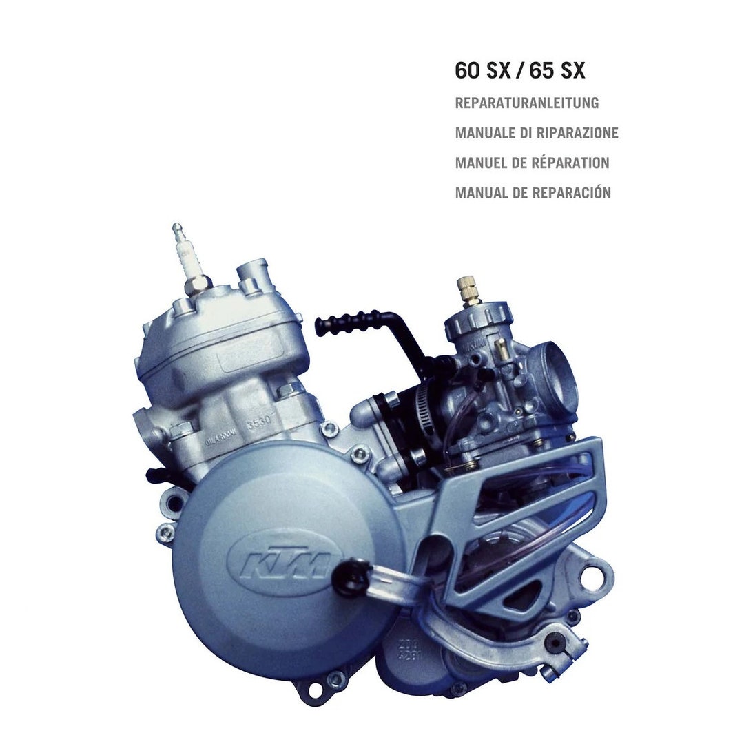 Workshop Manual for KTM 60 SX 65 SX 1998-2005 - Etsy