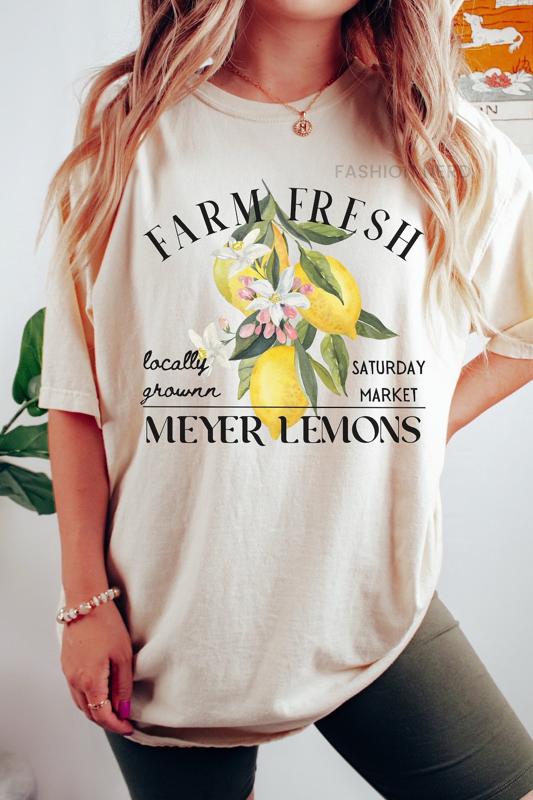Lemon Shirt Meyer Lemons Tshirt Summer Picnic Farm Fresh Shirt Support ...