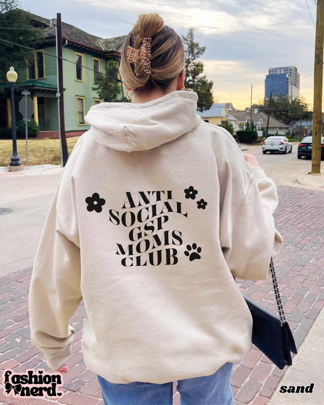 German Shorthaired Pointer Gifts Antisocial GSP Mom Hoodie Sweatshirt ...