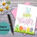Printable Easter Card | Instant Download | 5 X 7 PDF Card | Digital ...