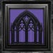 Gothic Cathedral Window Cross Stitch Pattern, Halloween Horror (digital ...