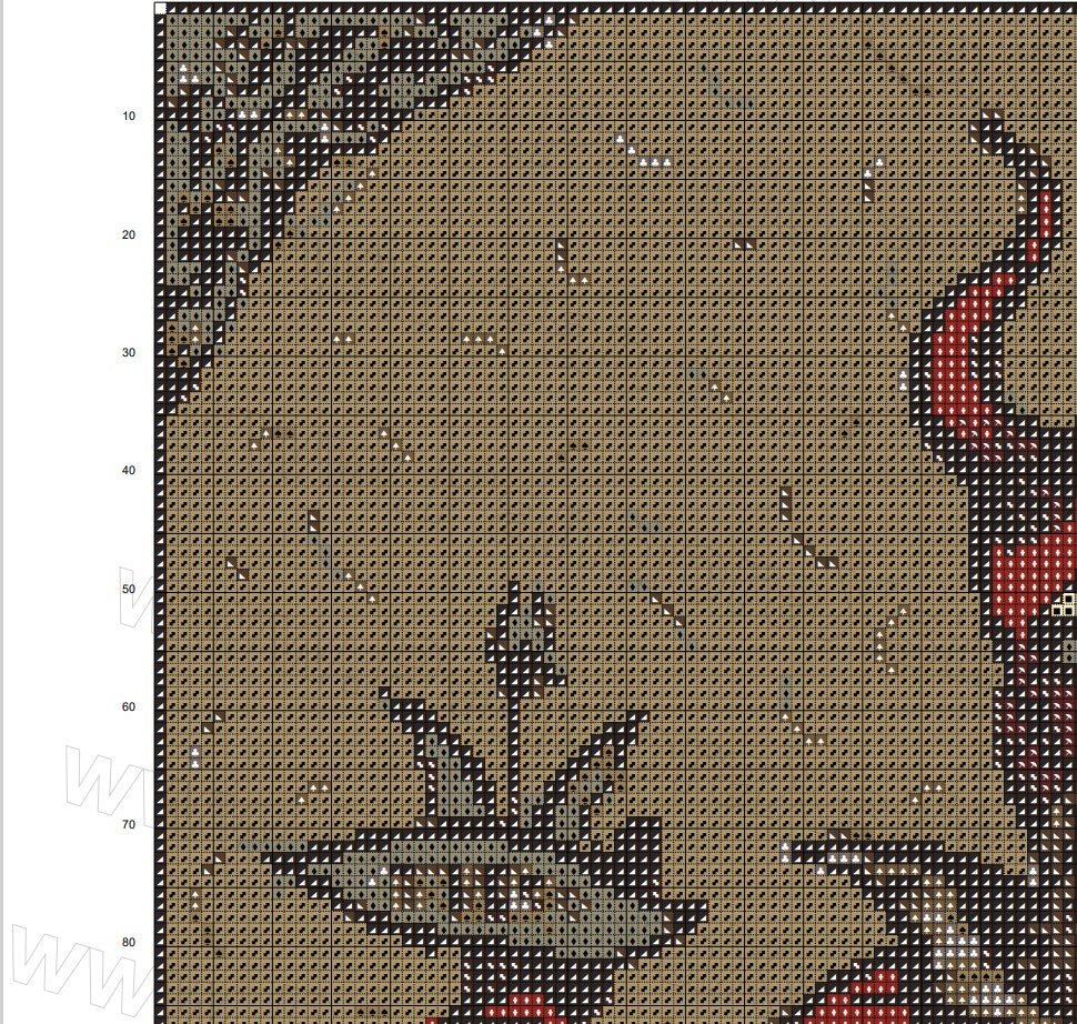 The Devil Tarot Cross Stitch Pattern Gift for Halloween Horror Spooky ...