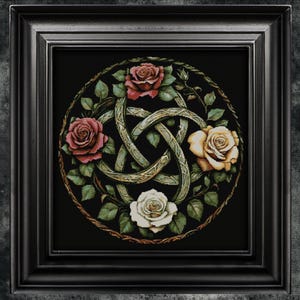 Celtic Witch Knot 3 Cross Stitch Pattern Modern Irish Witchy Craft ...