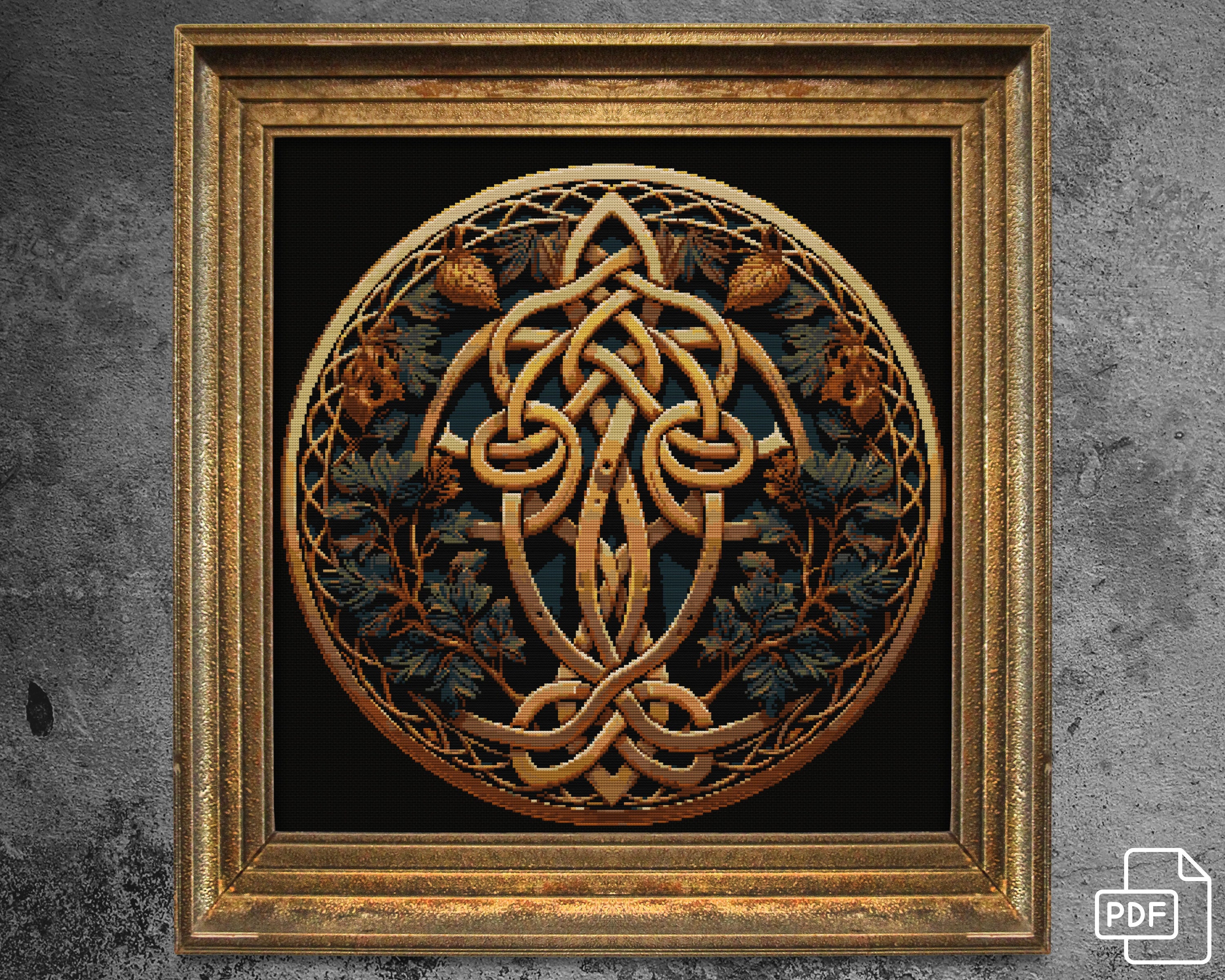 Celtic Knot Cross Stitch Pattern Celtic-inspired Crafts and Artworks ...