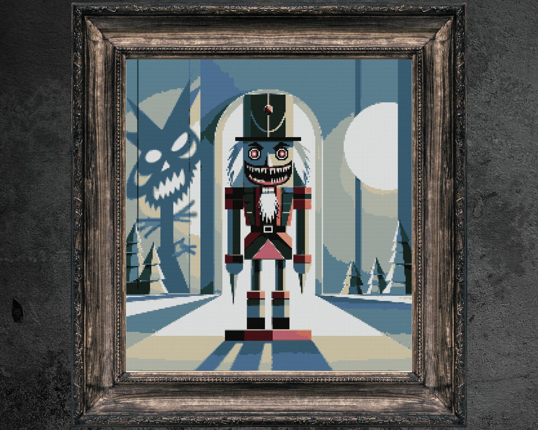 The Nutcracker Cross Stitch Pattern Gift for Halloween Horror ...