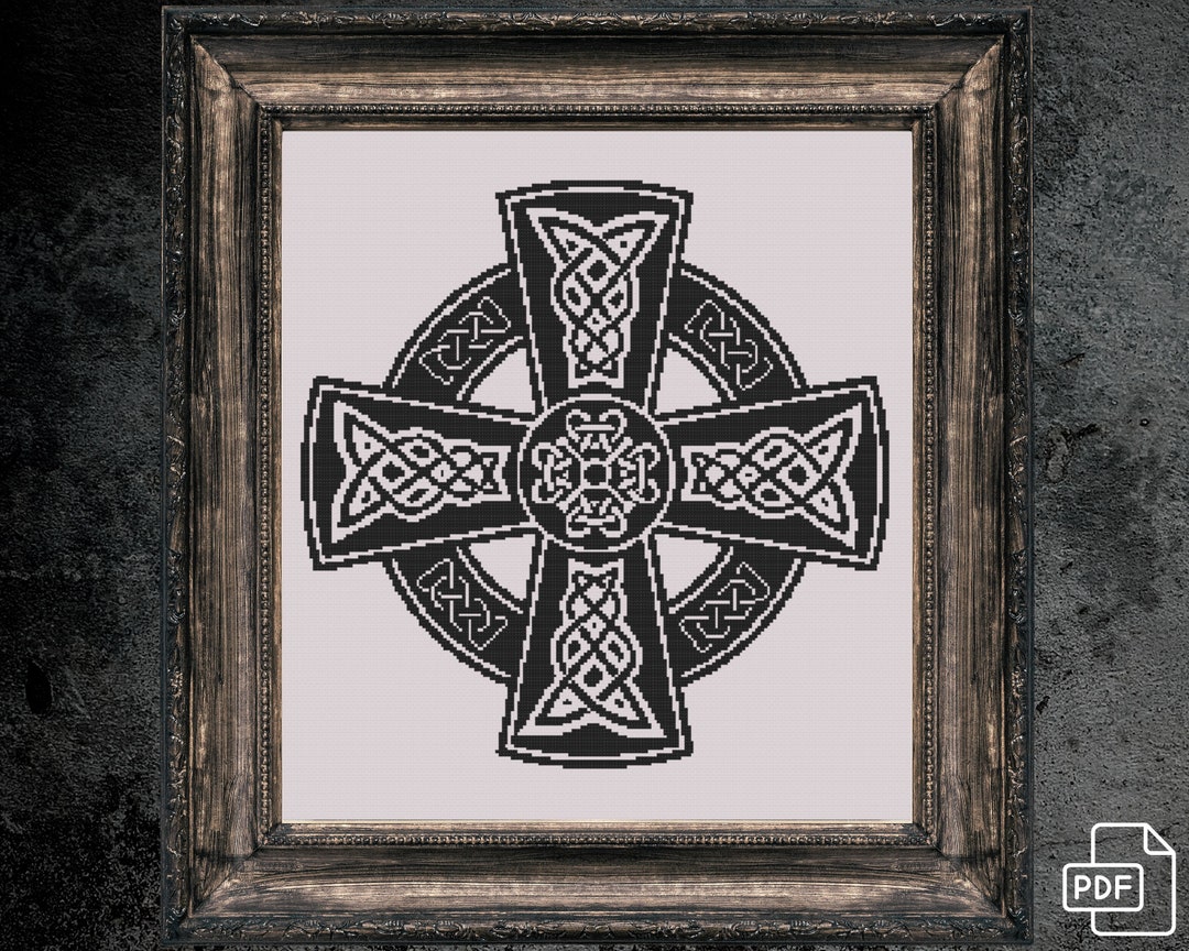 The Celtic Cross Cross Stitch Pattern Celtic-inspired Crafts and ...