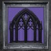 Gothic Cathedral Window Cross Stitch Pattern, Halloween Horror (digital ...