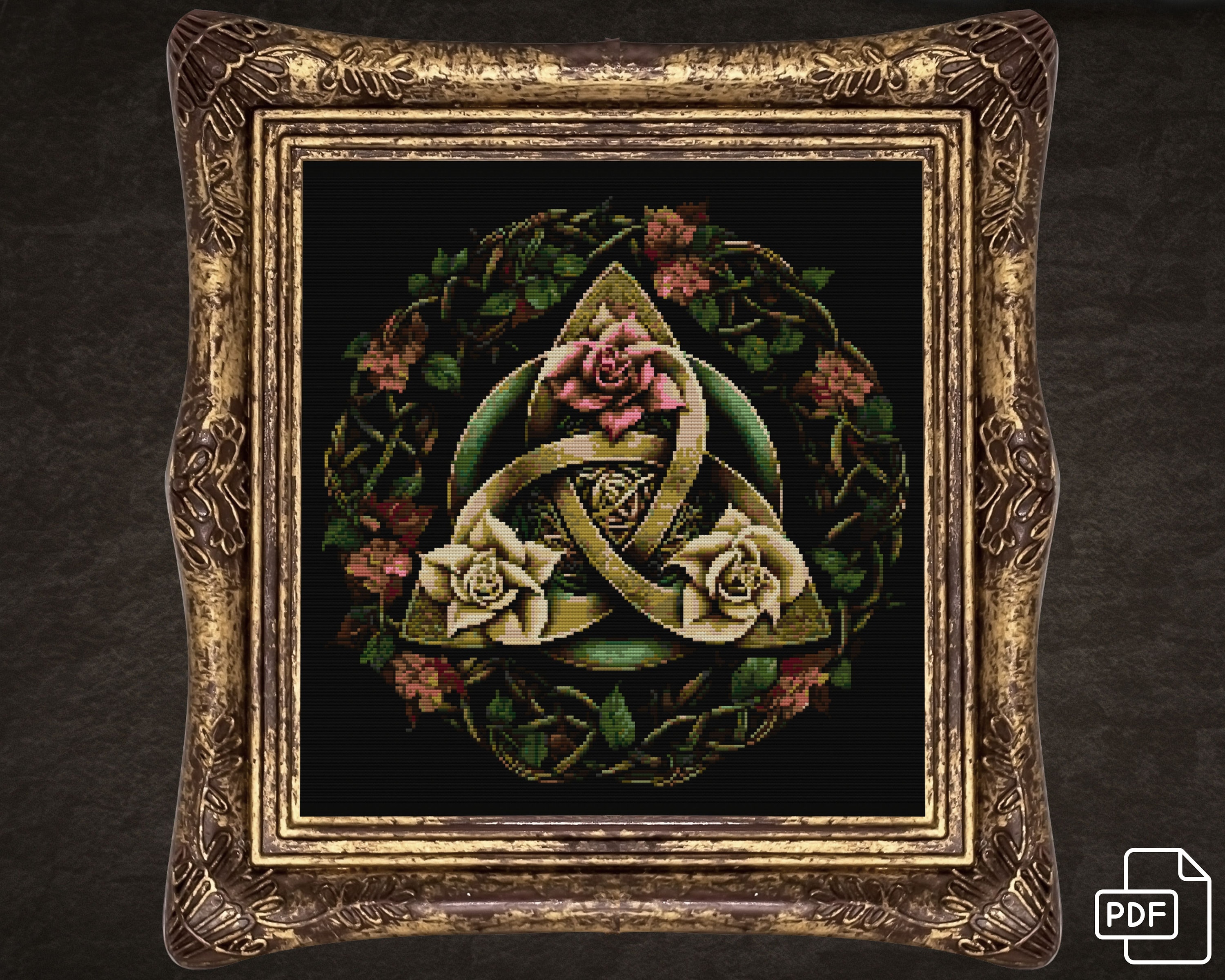 Celtic Witch Knot Cross Stitch Pattern Celtic-inspired Crafts and ...