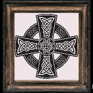 The Celtic Cross Cross Stitch Pattern Celtic-inspired Crafts and ...