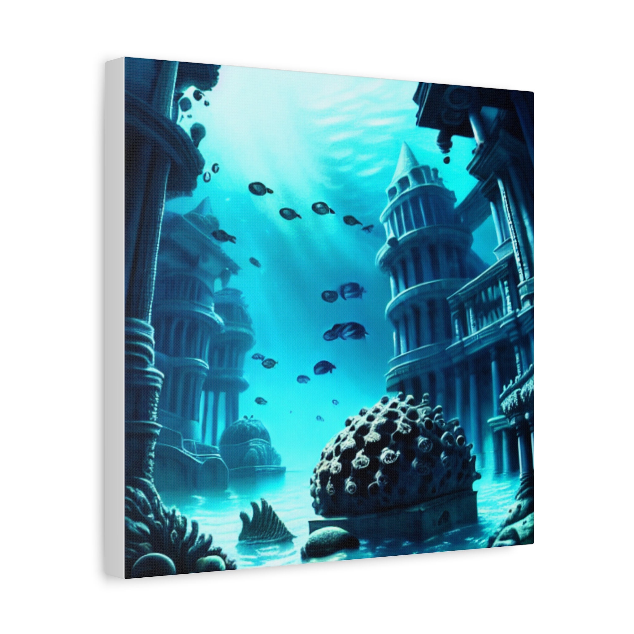 Underwater City Drawing