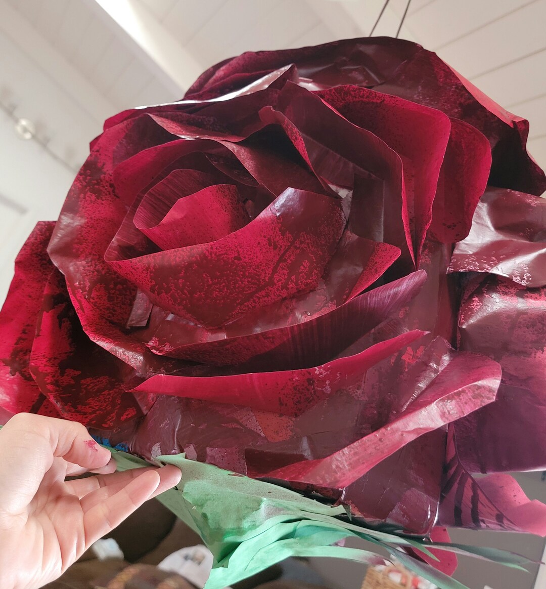 Rose Flower Bouquet Piñata Handmade, Fillable, Durable. Pick a Color ...