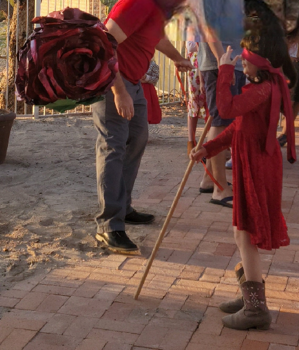 Rose Flower 3D Piñata Centerpiece Decoration. Handmade, Fillable ...