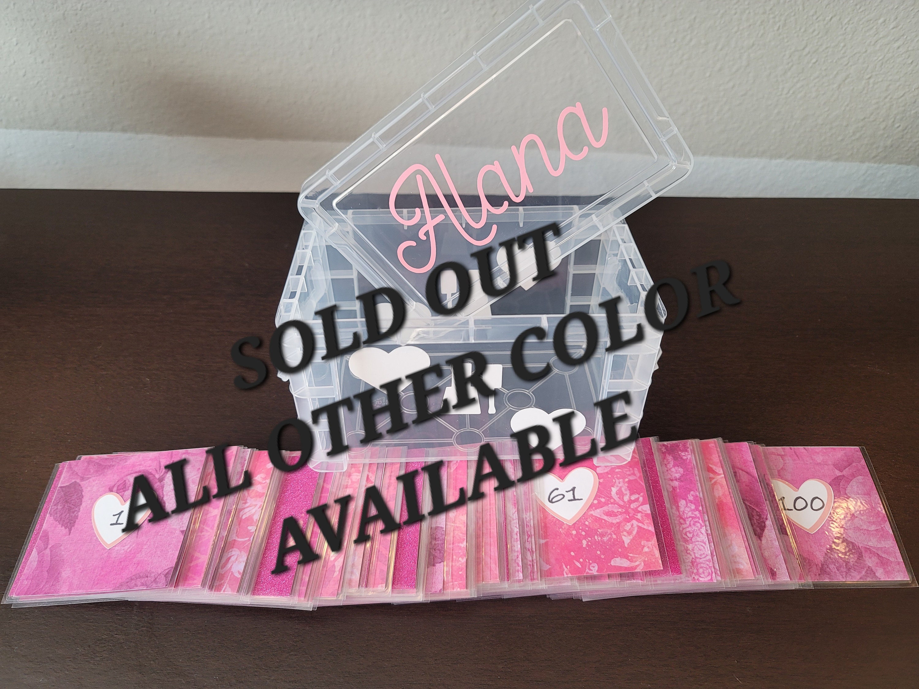 Money Box Challenge - Etsy