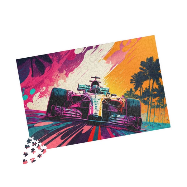 Formula 1 Jigsaw Puzzle - Etsy
