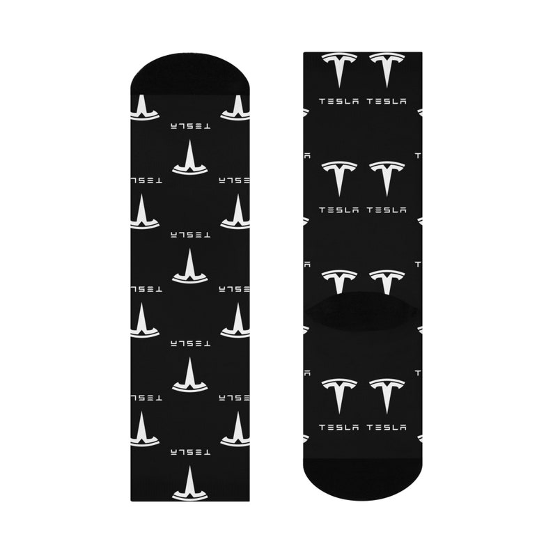 Tesla Logo Socks - Etsy