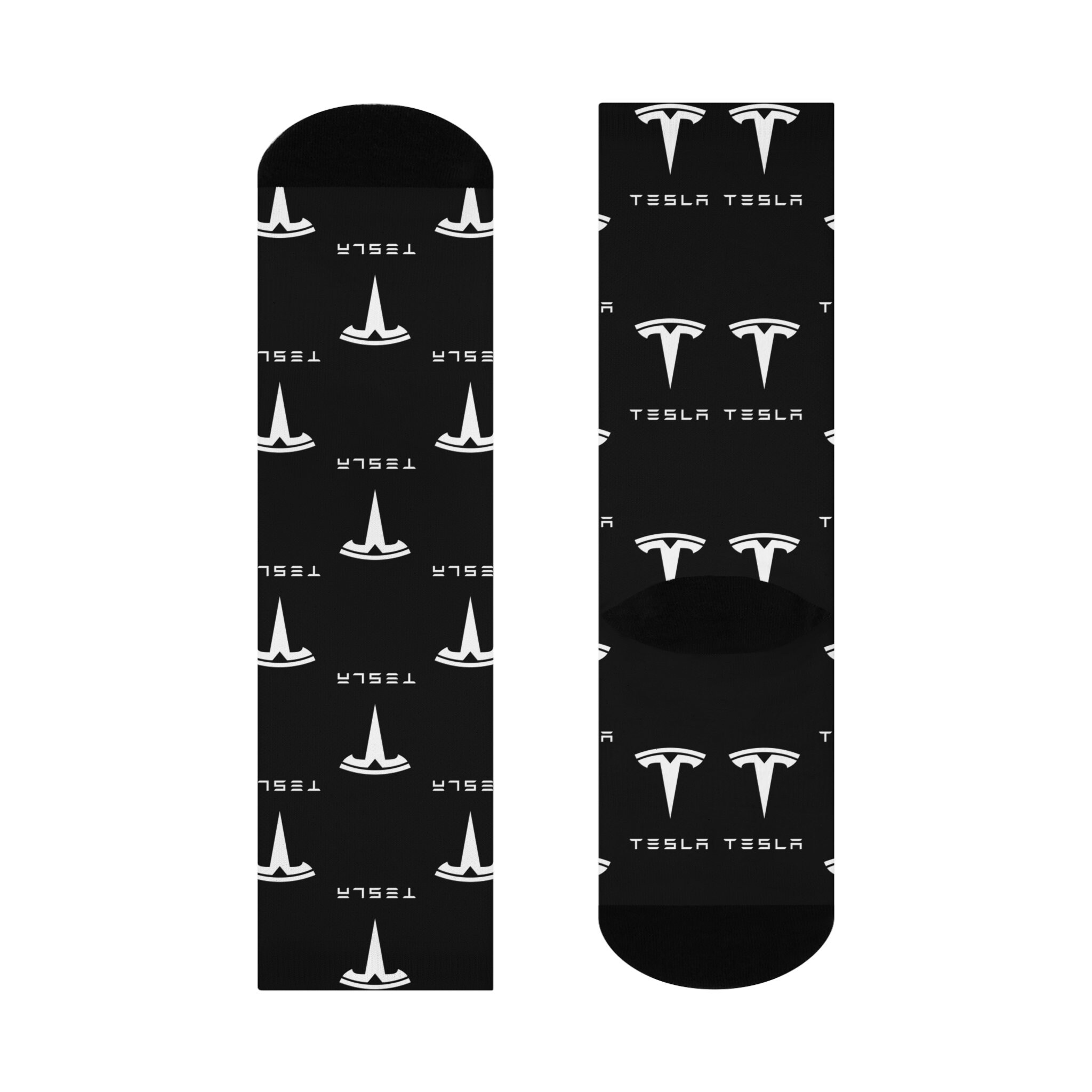 Tesla Logo Socks - Etsy