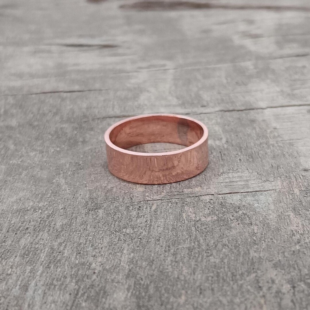 Solid 100% Copper Band Ring Thumb Ring, Finger Ring, Copper Jewelry ...