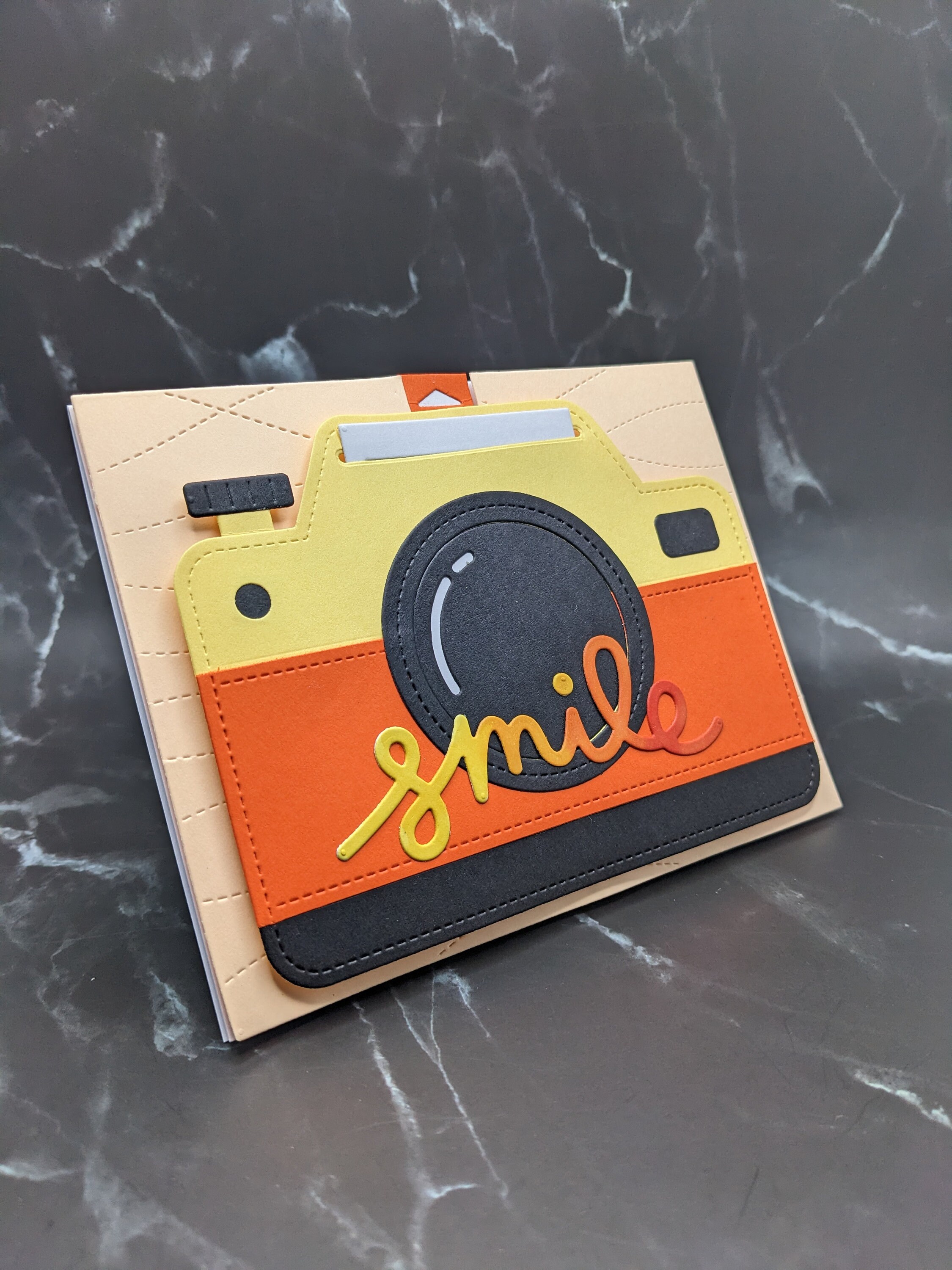 Interactive Card Card With Your Photo Instant Camera Card Pull Tab Card ...