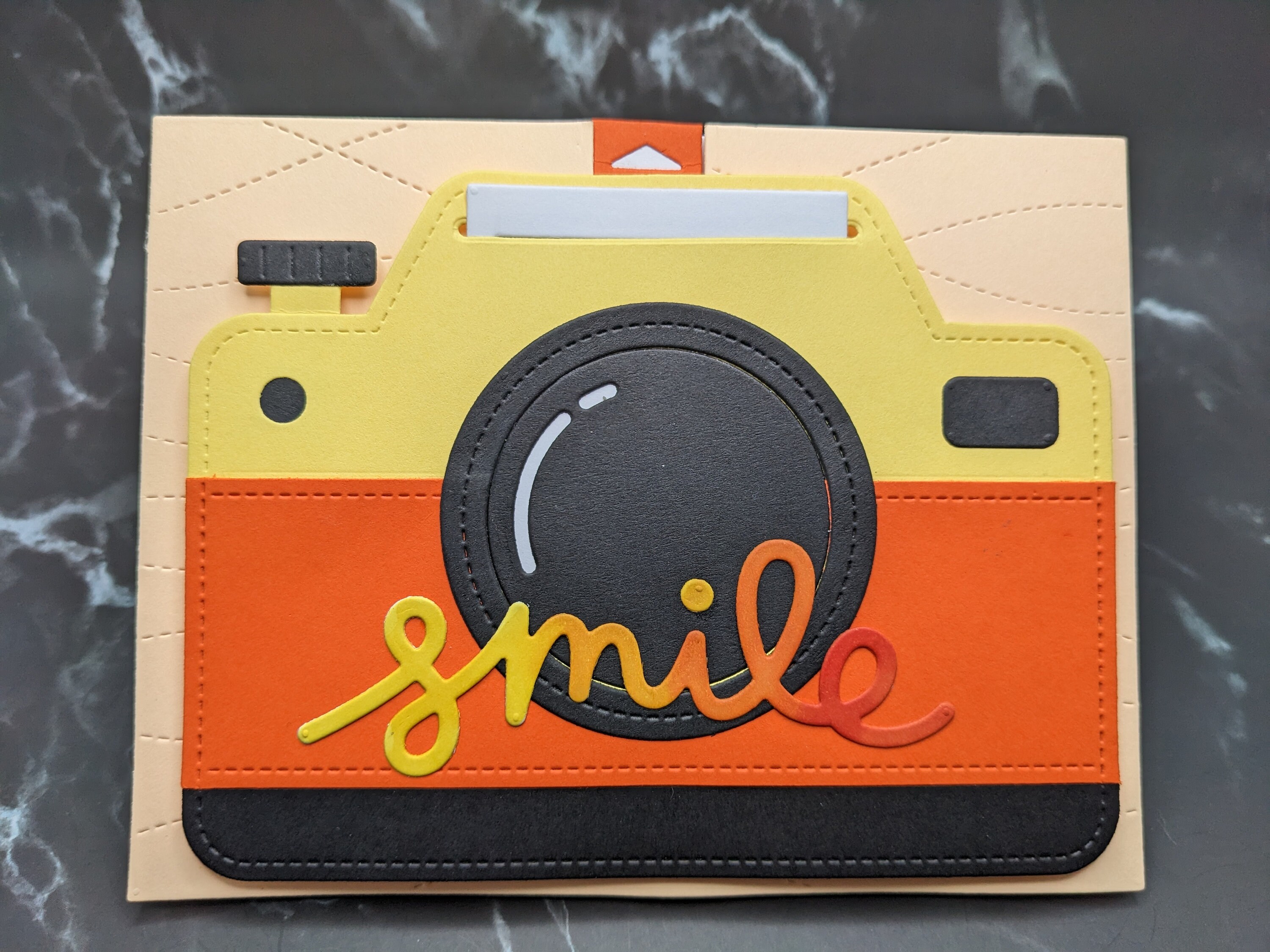 Interactive Card Card With Your Photo Instant Camera Card Pull Tab Card ...