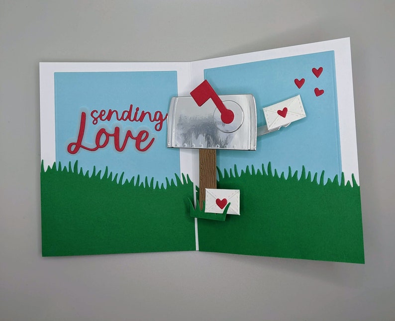 Hello Greeting Card Sending Love Card 3D Greeting Card - Etsy