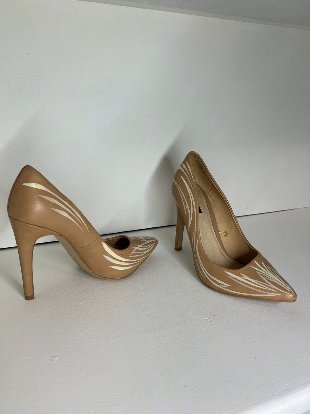 Pin Striped Heels - Etsy