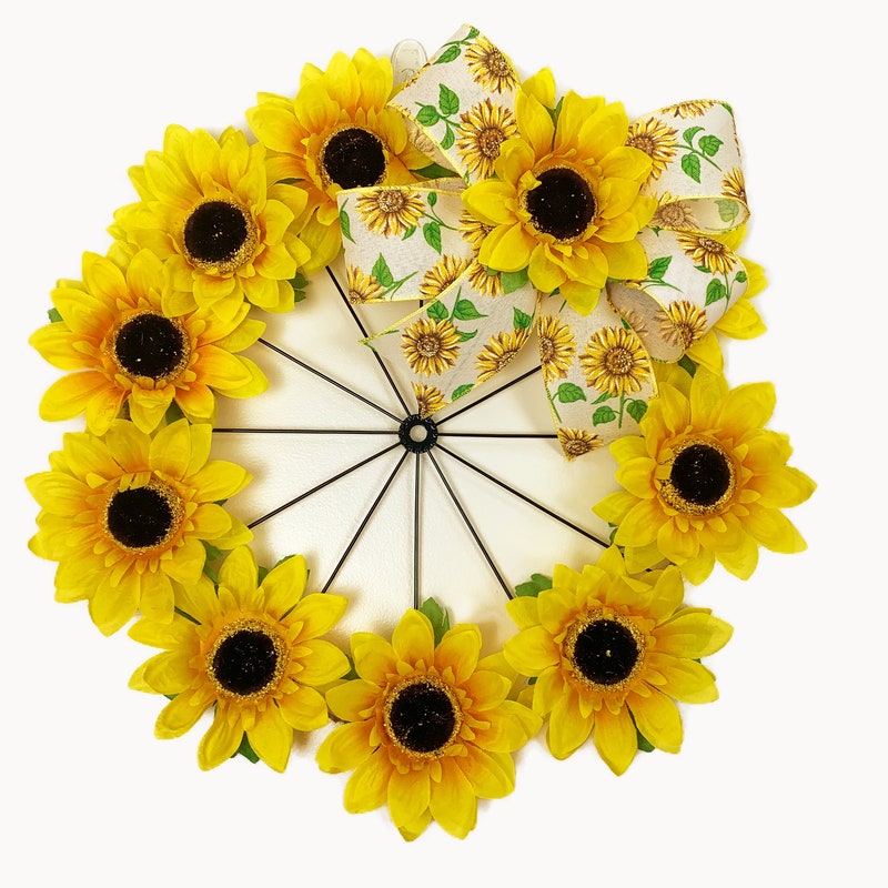 Bicycle Wheel Wreath - Etsy