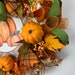 Orange Fall Wreath for Front Door Pumpkin Wreath Fall Swag - Etsy