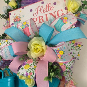 Spring Floral Swag Spring Floral Wreath Easter Wreath for - Etsy
