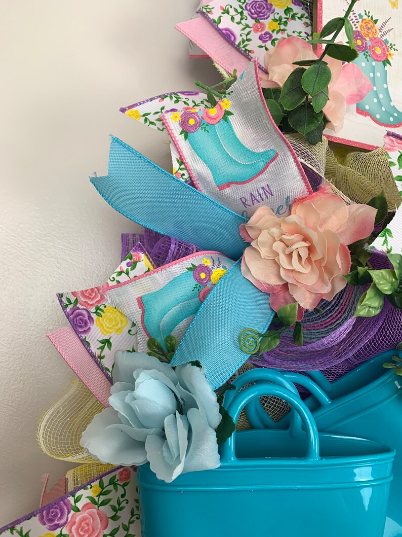 Spring Floral Swag Spring Floral Wreath Easter Wreath for - Etsy