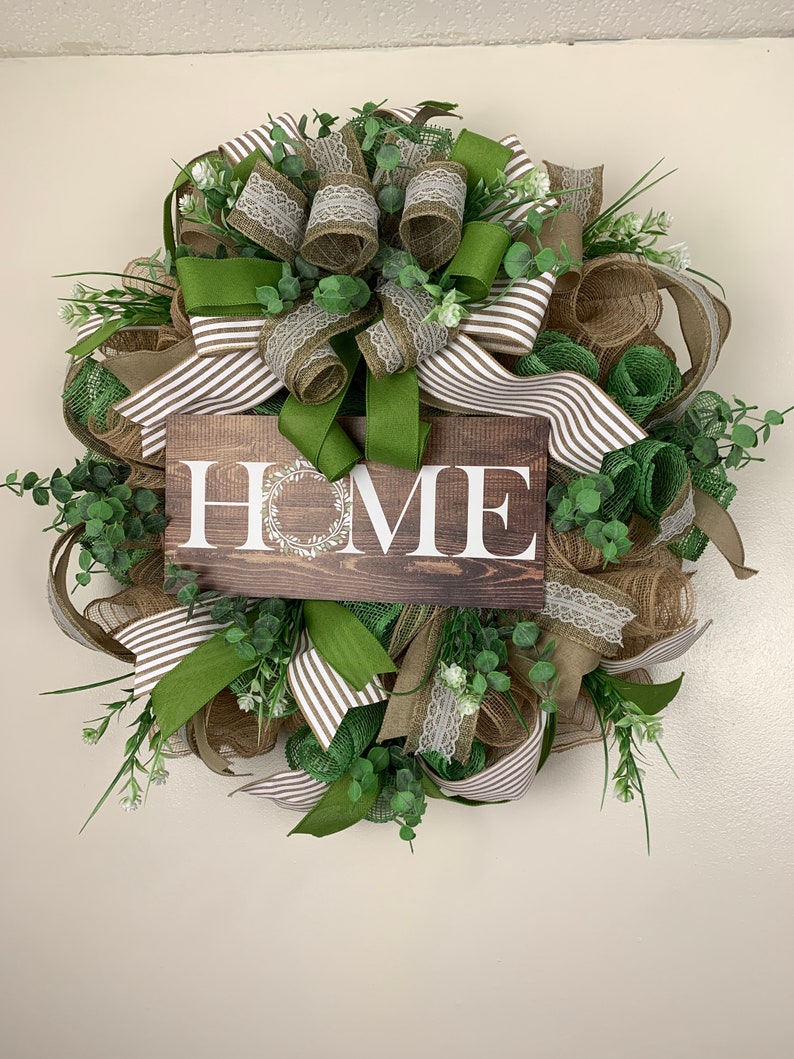 Year Round Greenery Wreath Farmhouse Decor Farmhouse Wreath - Etsy