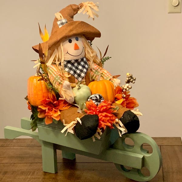 Wood Wheelbarrow - Etsy