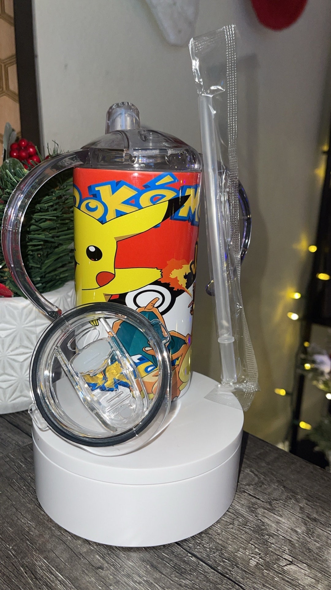 Pokémon 12oz Sippy Cup Tumbler With Dual Lid and Straw - Etsy