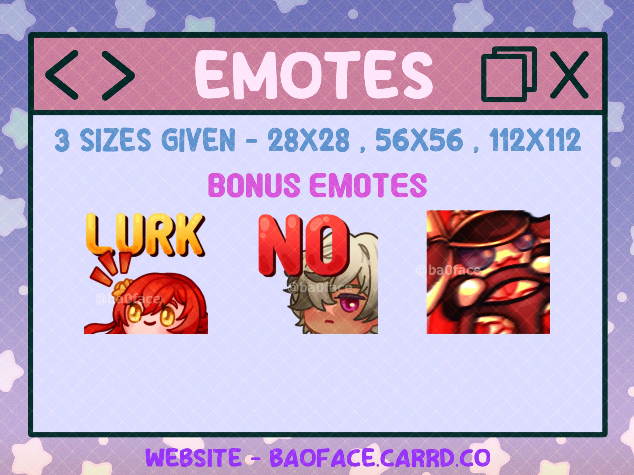 Honkai: Star Rail Express Crew part 2 113 Emote Bundle for Twitch ...