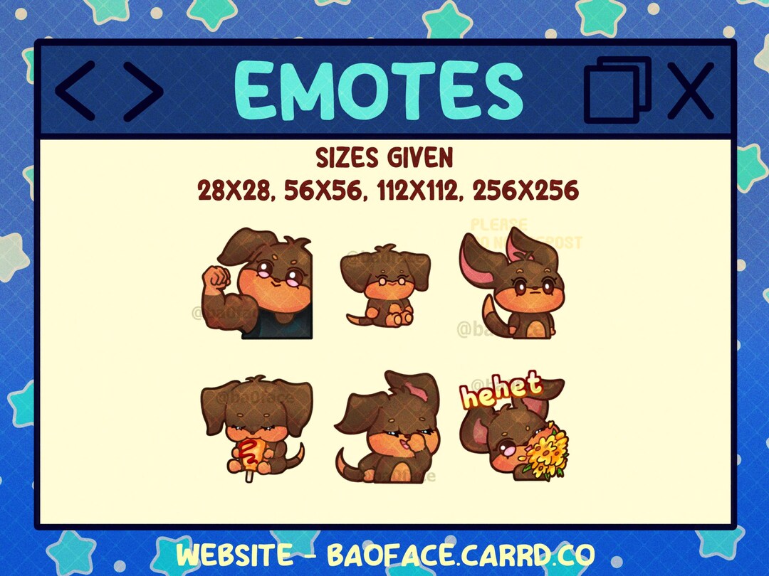ANITEEZ HETMONGI (doberman Edition - Version 2) |6 + 3 Doberman Emotes ...