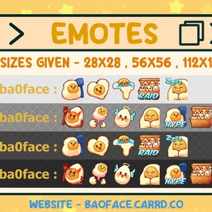 EGG EMOTES | 8 + 3 Egg Themed Emotes for Twitch and Discord | Cute ...