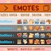 BREAD EMOTES 102 Cute Toast and Bread Emotes for Twitch and Discord ...