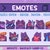 ANITEEZ SANDEOKI Emotes 9 Cat Emotes/sticker for Twitch, Youtube ...