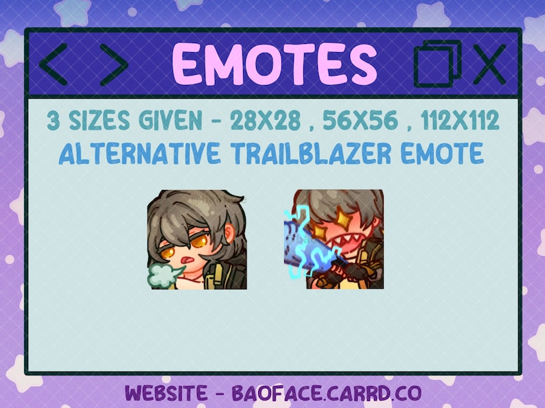 Honkai: Star Rail Express Crew (part 1) | 8 + 2 Emotes for Twitch ...