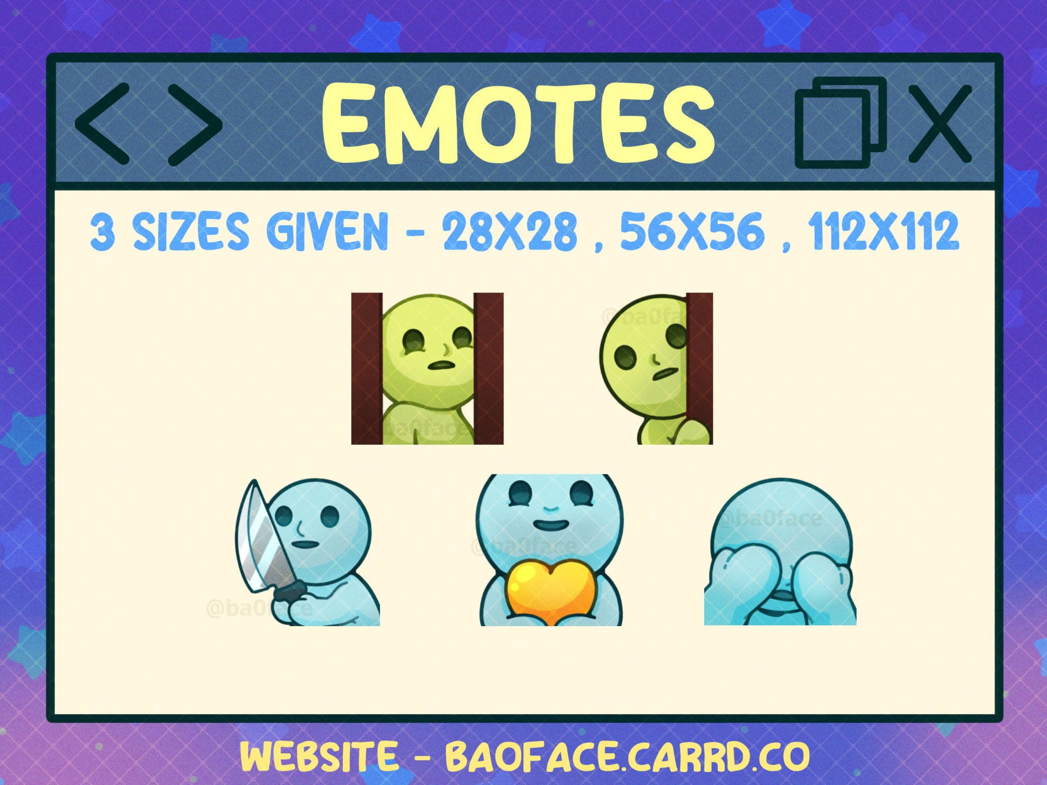 SMISKI EMOTES | 5 + 5 Existential Emotes for Twitch and Discord ...