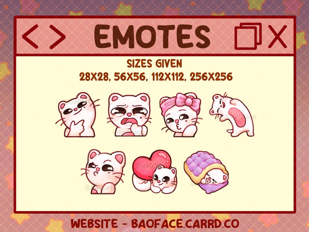 SKZOO JINIRET Emotes | 7 Ferret Emotes/sticker for Twitch, Youtube ...