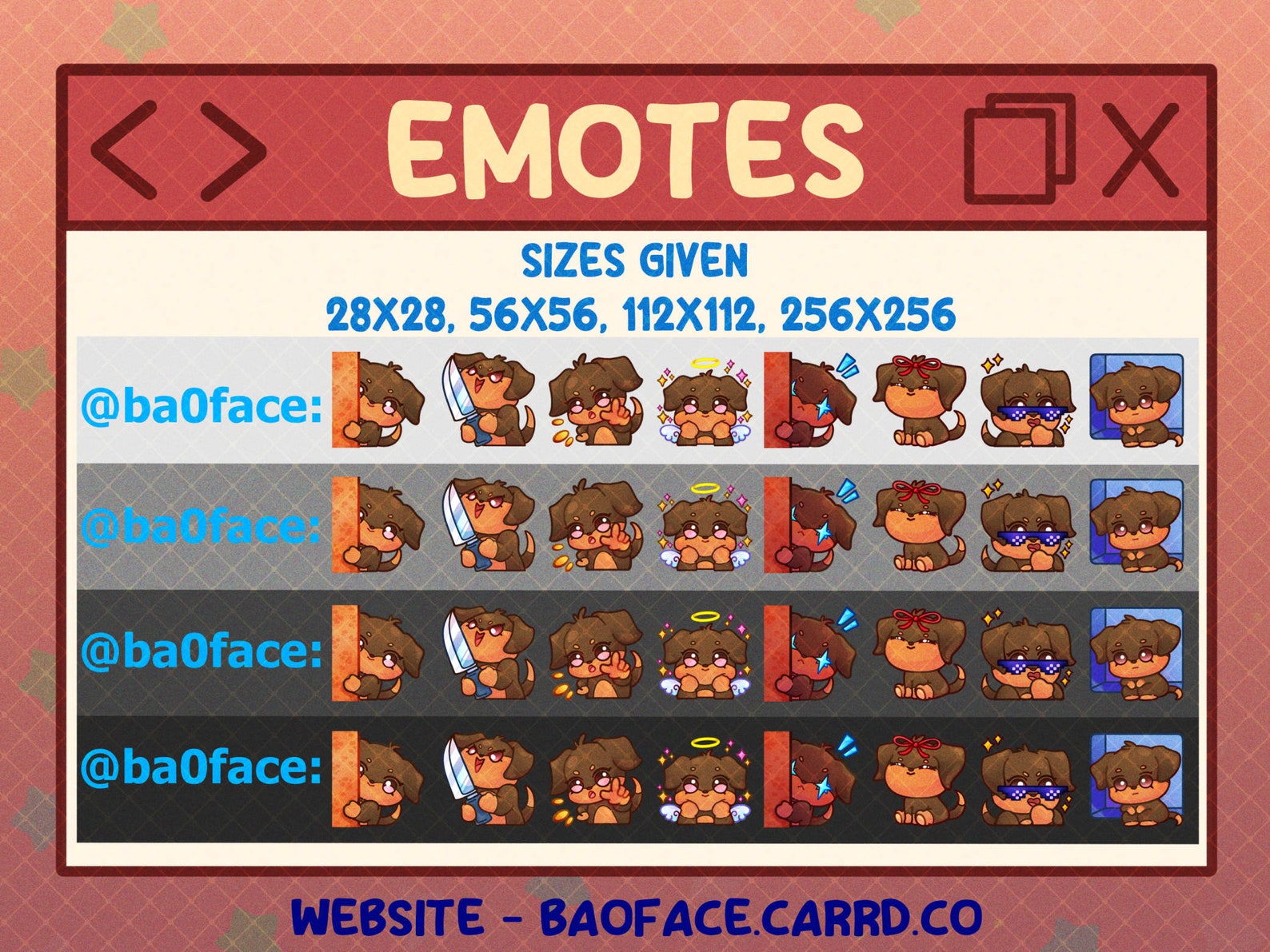 ANITEEZ HETMONGI (doberman Edition) Emotes | 8 Doberman Emotes/sticker ...