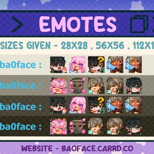 Honkai: Star Rail Express Crew (part 1) | 8 + 2 Emotes for Twitch ...