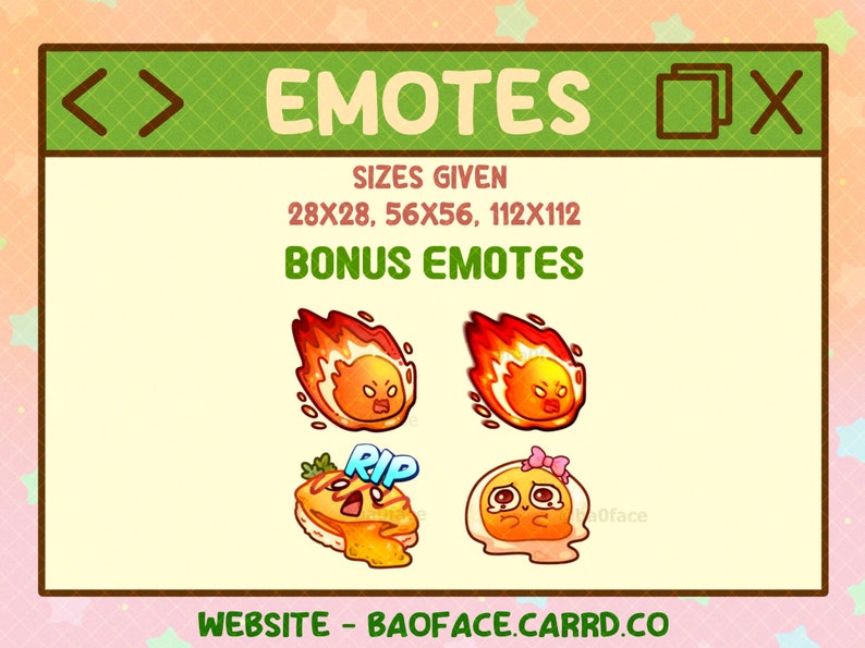 EGG EMOTES (version 3) | 8 + 4 Eggy Themed Emotes for Twitch and ...