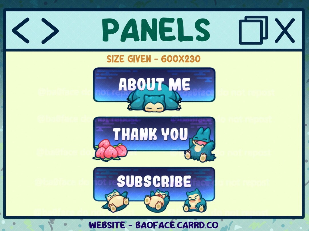 POKEMON PANELS | 22 Cozy and Sleepy Snorlax Evolution Theme Panels for ...