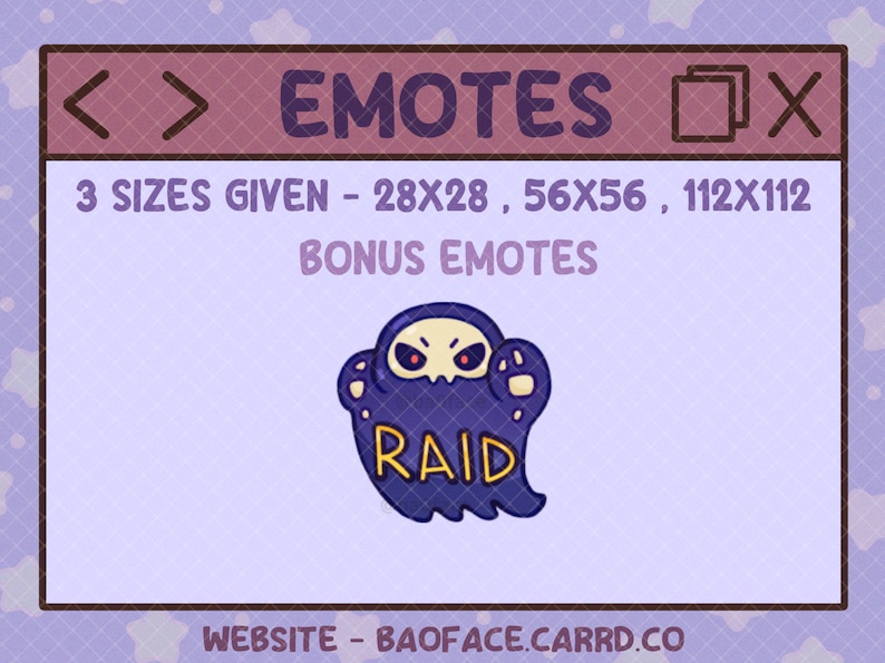 GHOSTIE EMOTES | 10+1 Cute and Spooky Ghost Skull Emotes for Twitch and ...